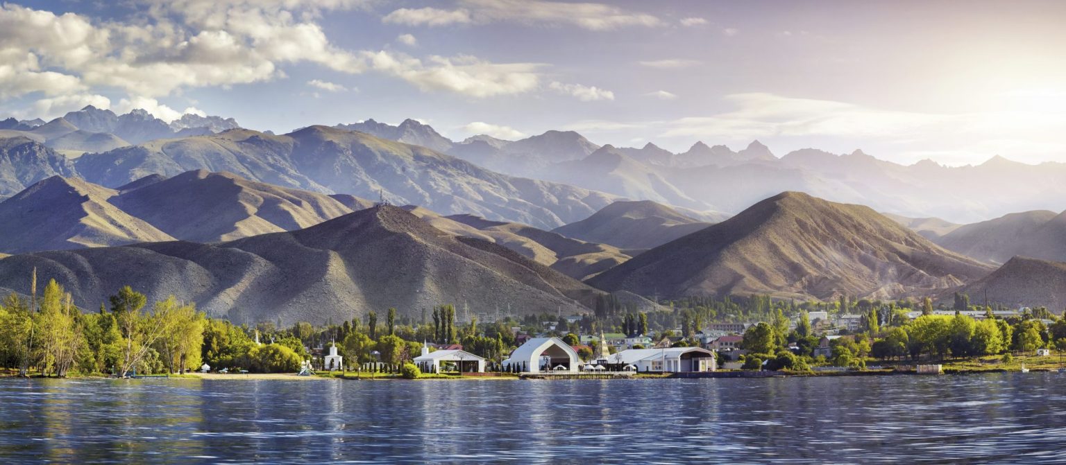 Issyk Kul lake panorama - Travel Just 4U